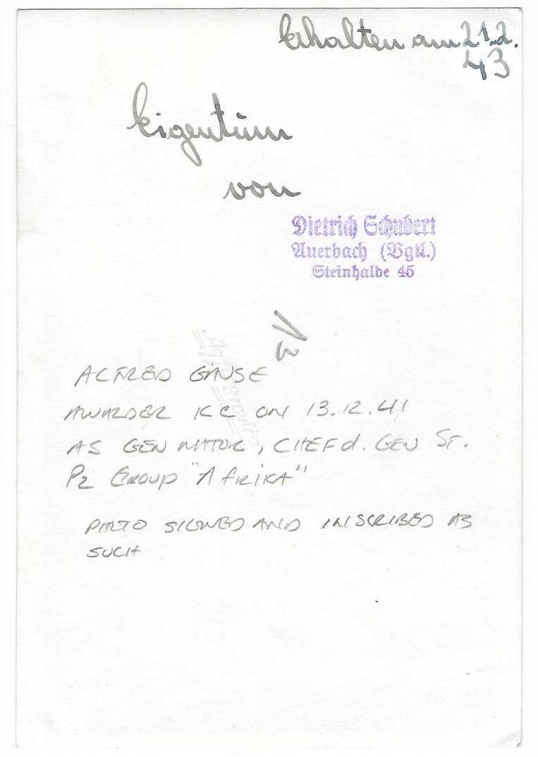 Alfred Gause | SIGNATURES OF THE THIRD REICH