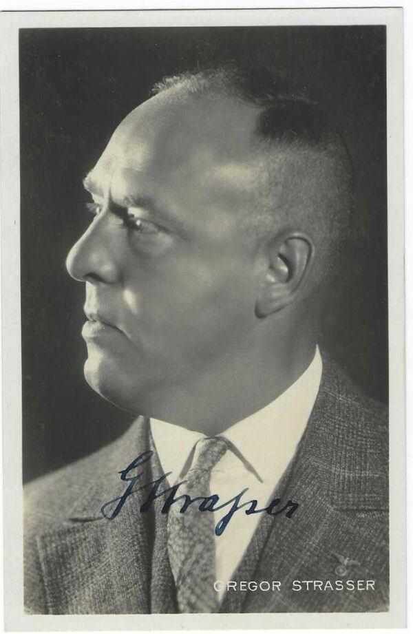 Gregor Strasser | SIGNATURES OF THE THIRD REICH