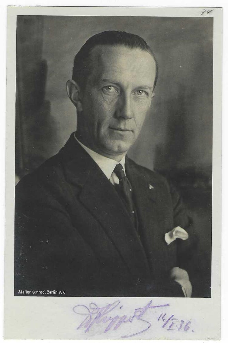 Julius Lippert | SIGNATURES OF THE THIRD REICH