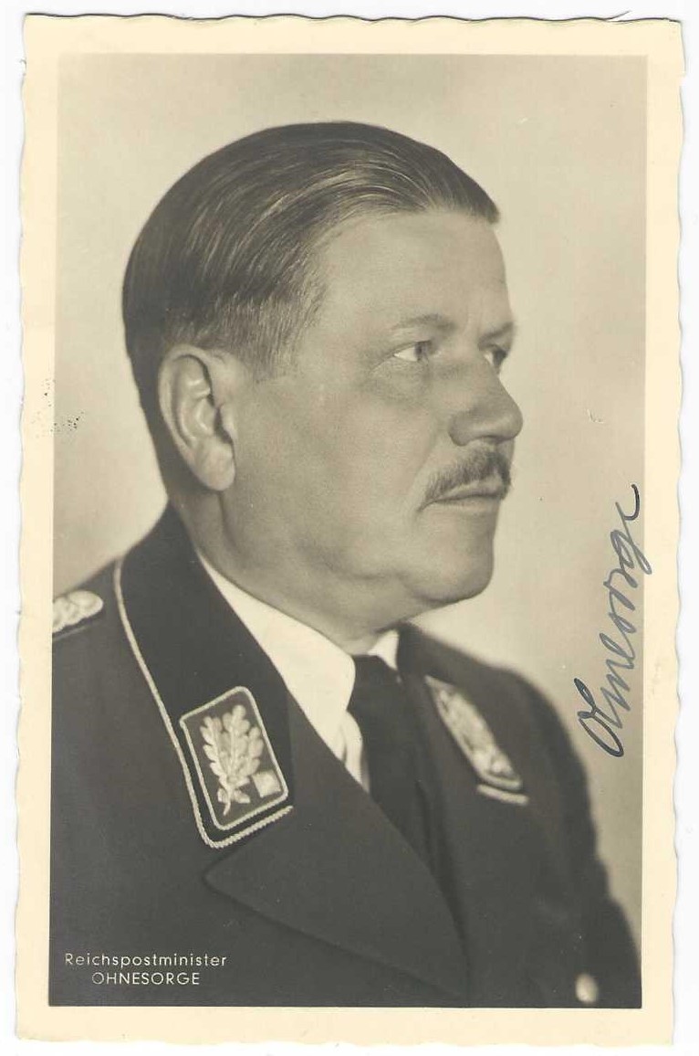 Wilhelm Ohnesorge | SIGNATURES OF THE THIRD REICH