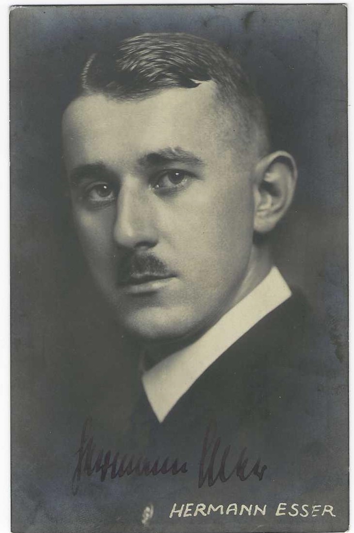 Hermann Esser | SIGNATURES OF THE THIRD REICH