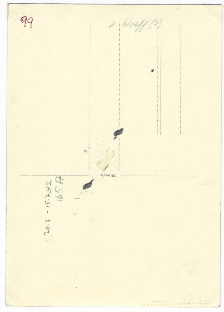 Johann Gottlieb Hans Freiherr von Wolff | SIGNATURES OF THE THIRD REICH